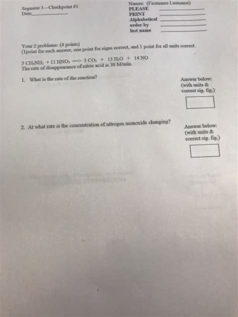 Solved Names Firstname Lastname PLEASE PRINT Alphabetical Chegg