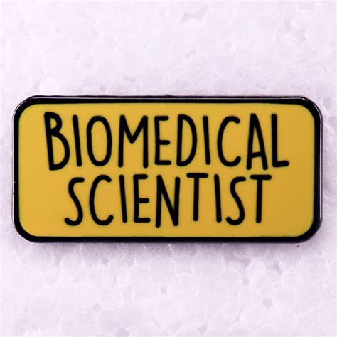 Science Biomedical Scientist Enamel Pin Distinct Pins