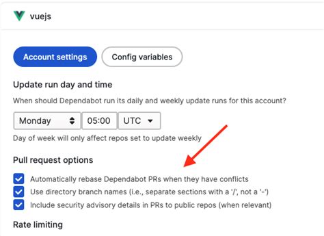 Turn Off Dependabot Issue 2068 Vuejs Vetur GitHub