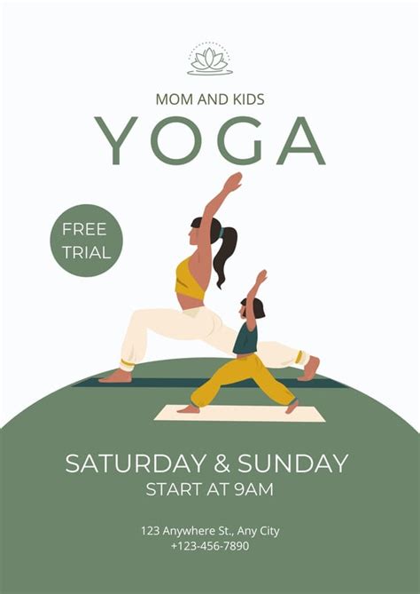 Free Customizable And Printable Yoga Flyer Templates Canva