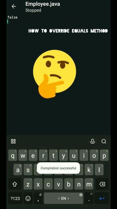 How To Override Equals Method In Java Youtube
