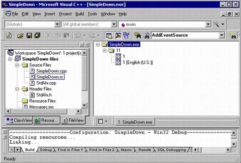 Using Mcexe Message Resources And The Nt Event Log In Your Own