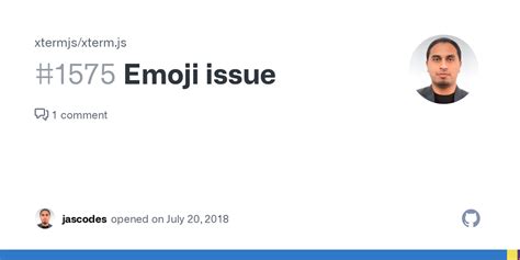 Emoji Issue Issue Xtermjs Xterm Js GitHub