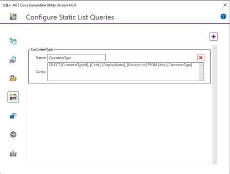 Sql Static Data