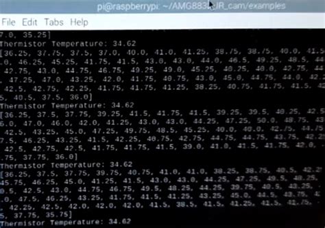 Build Your Own Thermal Camera With Raspberry Pi And Cjmcu 8833 Thermal Image Array Temperature