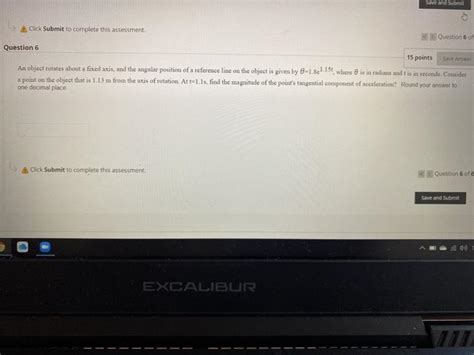 Solved An Object Rotates About A Fixed Axis And The Angular