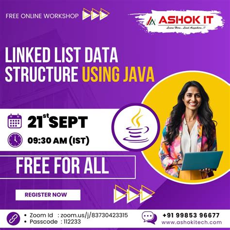 ashok it on linkedin java datastructures linkedlist freeworkshop