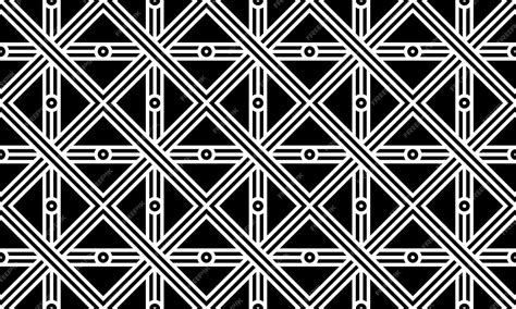 Premium Vector Dark Seamless Geometric Pattern Background