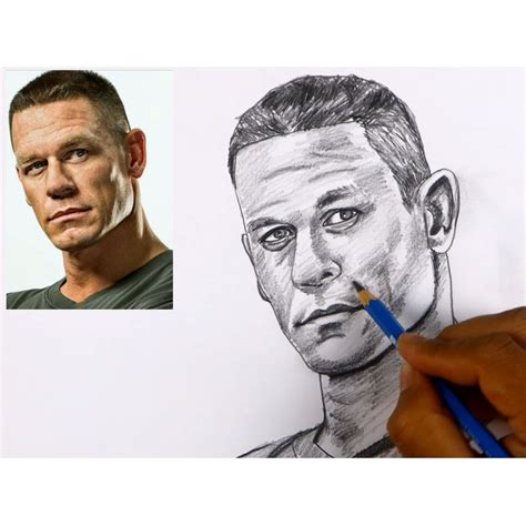 Drawing Of John Cena Wwe Pencil Sketch Easy Johncena John Cena Art Drawing Wwe Pencil