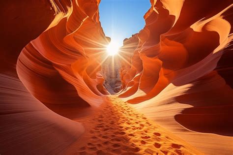 Premium Photo Antelope Canyon Near Page Arizona Usa Sandstone