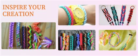 Candygirl Lanyard String 12 Rolls Gimp String Plastic