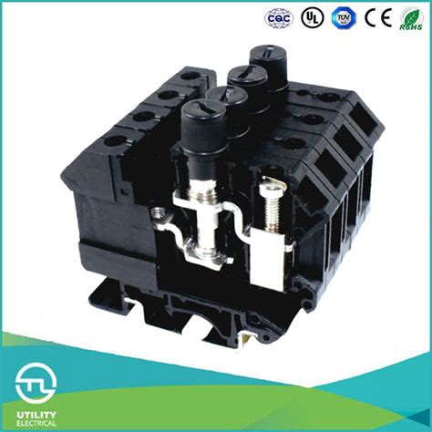DIN Rail Wire Connection Fuse Terminal Block Fuse Terminal Block And Copper Connector