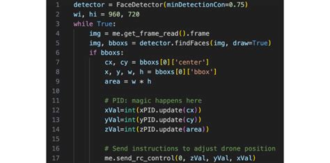 how to use ai for drone face detection spr