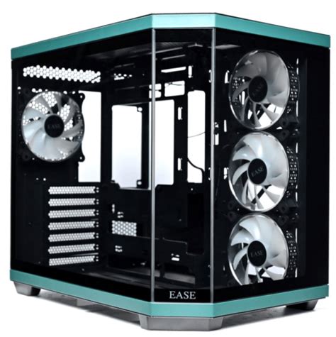 Ease Ec124b Pro Cube Pc Case With 4x Argb Fans Black Amd House Pc Gaming Products