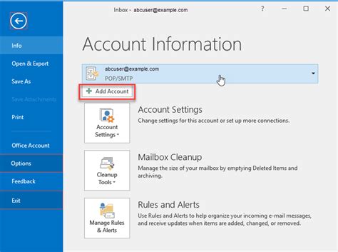 Setting Up Outlook 2016 For Windows Web Hosting Hub