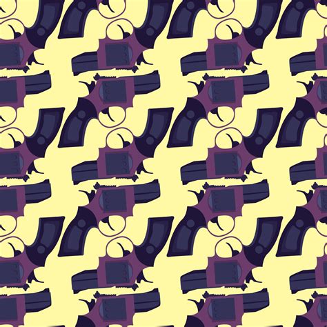 Gun Pattern Illustration Vector On White Background Vector Art At Vecteezy