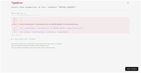 Webgl Animated Gradient Codesandbox