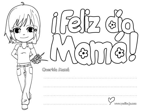 Dibujo Feliz Dia Mama