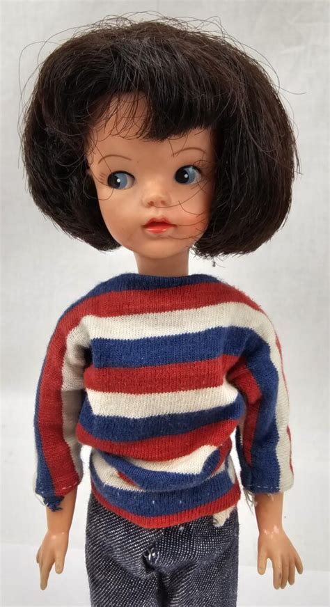 1960s First Issue Sindy Doll In Original Clothes And Stand Sally Antiques