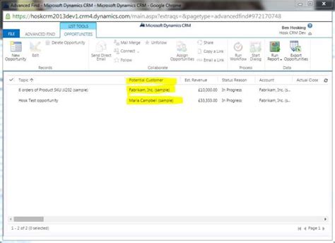 Crm 2013 Opportunity Associated View Not Showing The Opportunities Hosks Dynamic Blog