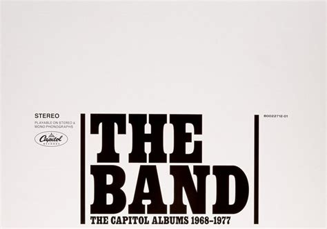 Køb The Band Capitol Album Collection 1968 1977 På Vinyl Lp Album
