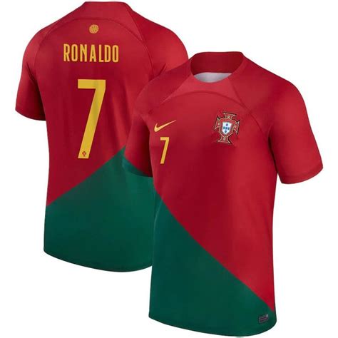 Cristiano Ronaldo 7 Portugal 2022 23 Home Jersey Youth National Team Praise To Heaven