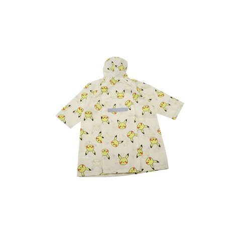 Raincoat Pikachu Beige Pokémon Monpoké Meccha Japan