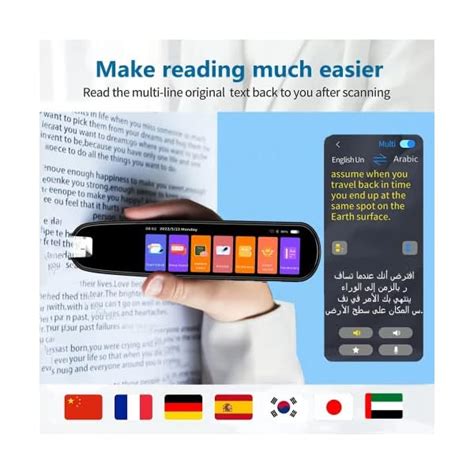 Translation Pen Scan Reader Pen Text To Speech Device Language