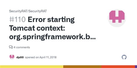 error starting tomcat context org springframework beans factory