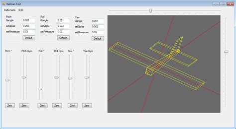 Flight Stability Gyro Accelerometer Filter Flite Test
