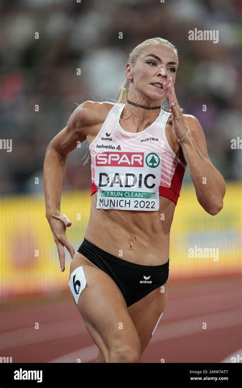Ivona Dadic Participating In The 200 Meters Of The European Athletics Championships In Munich
