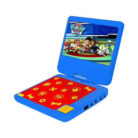 Lexibook Paw Patrol Portable Dvd Player With Car Adaptor And Remote