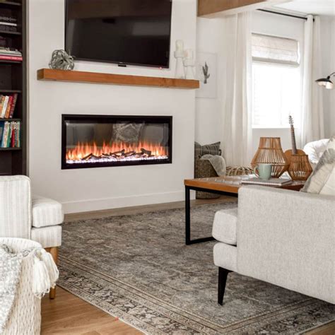 Simplifire Allusion Platinum 50 Linear Electric Fireplace Sf Allp50