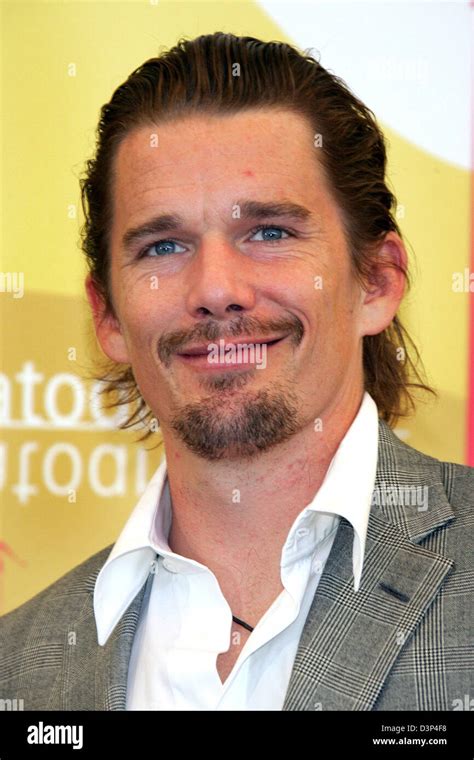 Us Actor Ethan Hawke Smiles At A Photocall For His Film The Hottest
