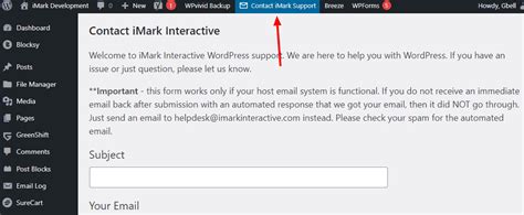 Imark Interactive Toolkit Plugin