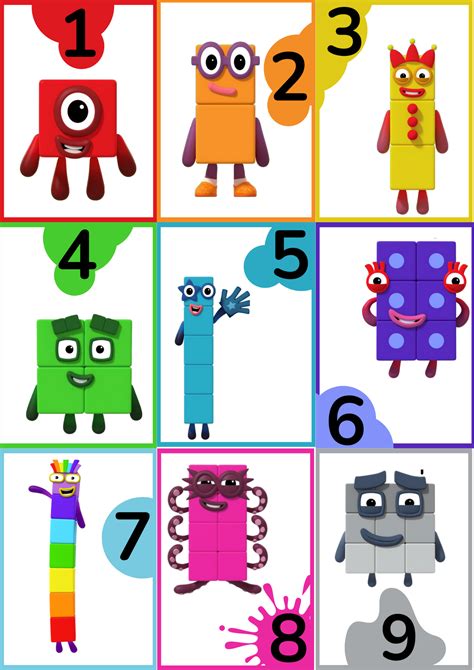 Números Del 1 Al 10 Preescolar Nem Numberblocks Numberblocks Pictures