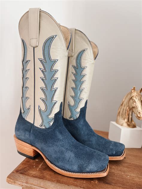 Womens Macie Bean Blue Suede Boots Boot Country