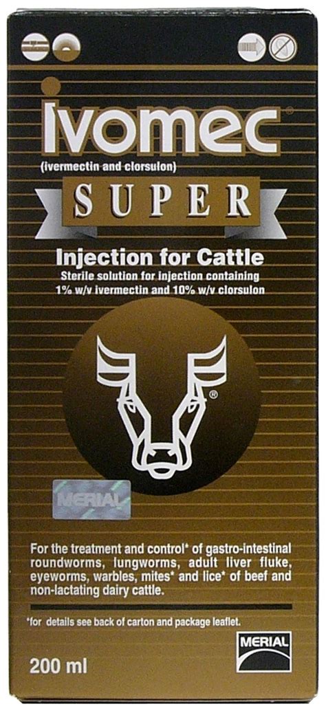 Merial Ivomec Super Injection For 🐮 Cattle