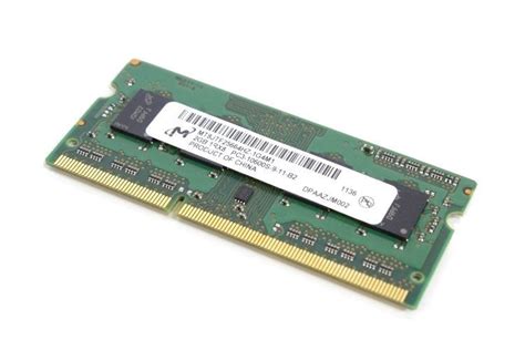 Ram Micron 2gb Ddr3 1333mhz Pc3 10600s Sodimm Laptop Memory