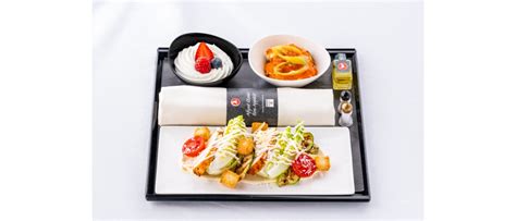 Turkish Airlines Business Class Food Dining On Board Awarded Meal