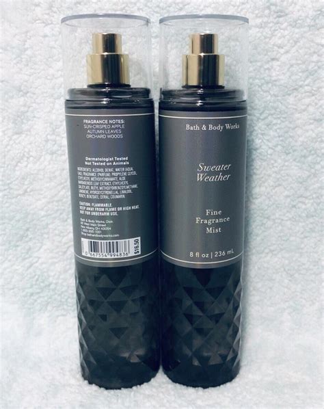 Looking for perfume version of Bath & Body Work Sweater Weather fragrance mist . Please help me ...