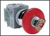 AXW R IDEC Emergency Stop Switch SPST NC Pushlock Key Reset Screw A V V