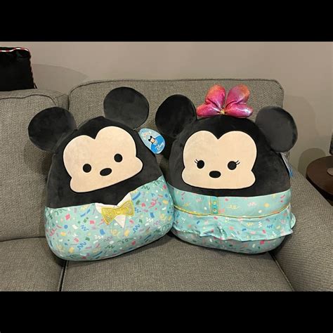 Squishmallow Holiday Mickey And Minnie Gem