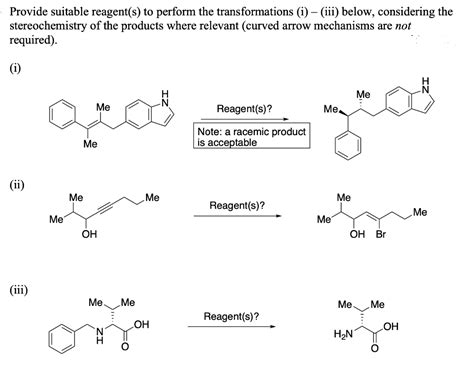 Solved Provide suitable reagent(s) to perform the | Chegg.com