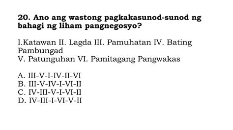 Manwal And Liham Quizpptx