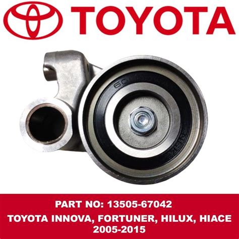 Genuine Toyota Idler Sub Assembly Tensioner Bearing13505 67042 For