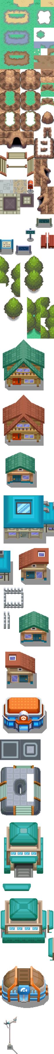 Hgss Tiles By Cleystation On Deviantart