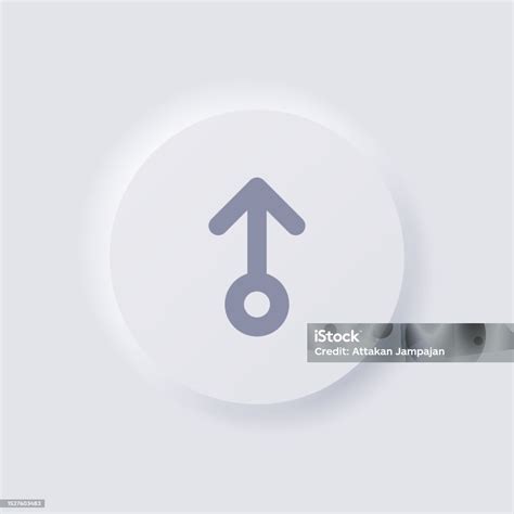 arrow icon white neumorphism soft ui design for web design application