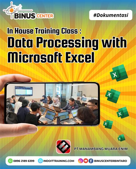 Corporate Training Data Processing With Microsoft Excel Binus Center