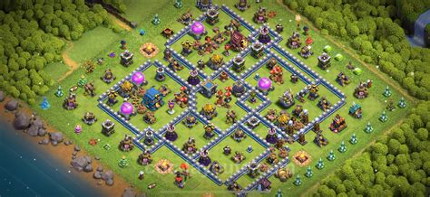 Melhor Layout De Defesa Cv12 Com Link Coc Clash Of Clans 2024